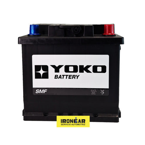 BATERIA YOKO 55AH 12V 460CCA POSITIVO DERECHO (SMF 54321)